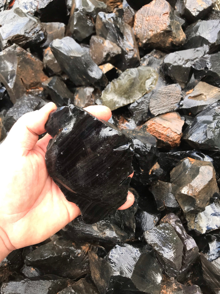 Obsidian - 100 pounds* – RoughStone.Rocks LLC