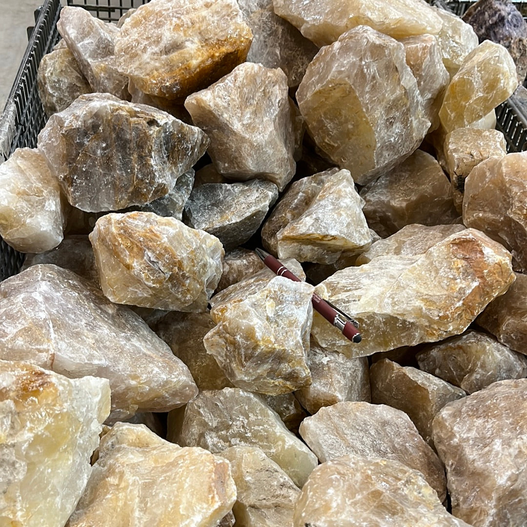Golden (Hematoid) Quartz - Brazil- 1 pound – RoughStone.Rocks LLC