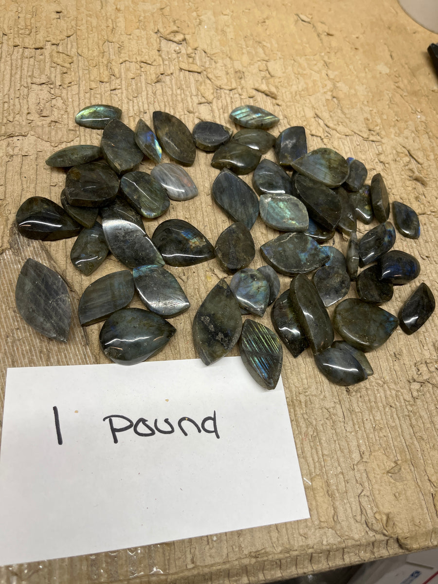 Labradorite Cabochons - 1 pound* – RoughStone.Rocks LLC