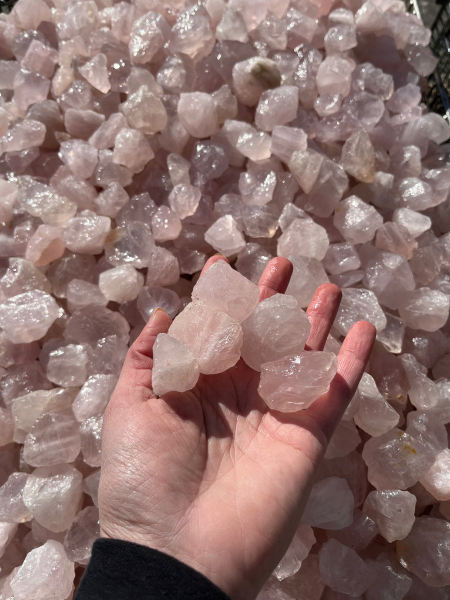Rose Quartz - Madagascar 1 pound – RoughStone.Rocks LLC