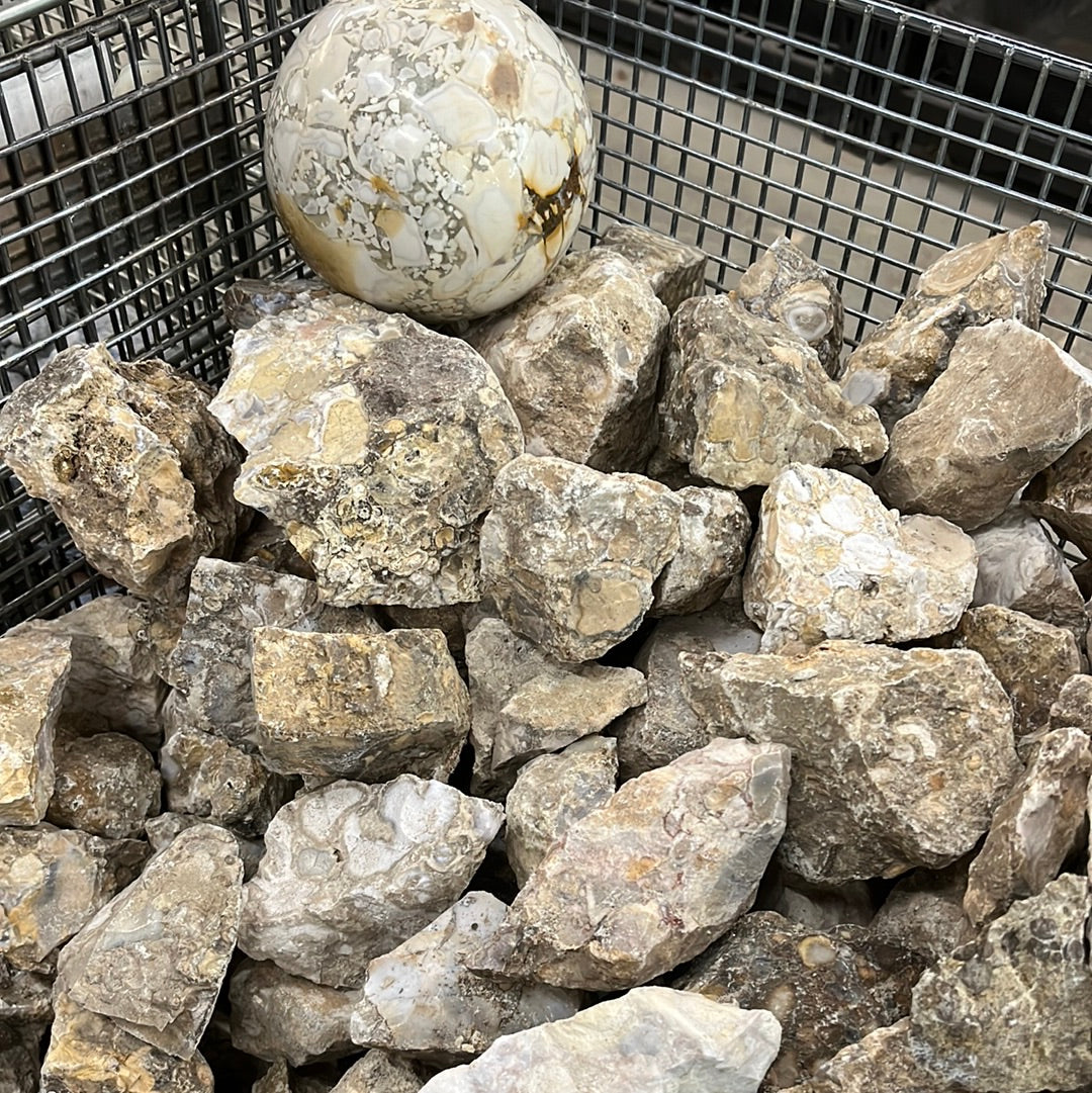 rough chalcedony stone