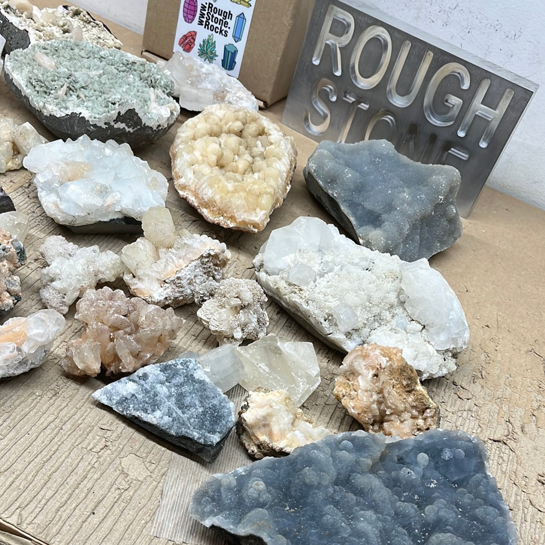 Zeolite Specimens - India - 20 pounds* – RoughStone.Rocks LLC