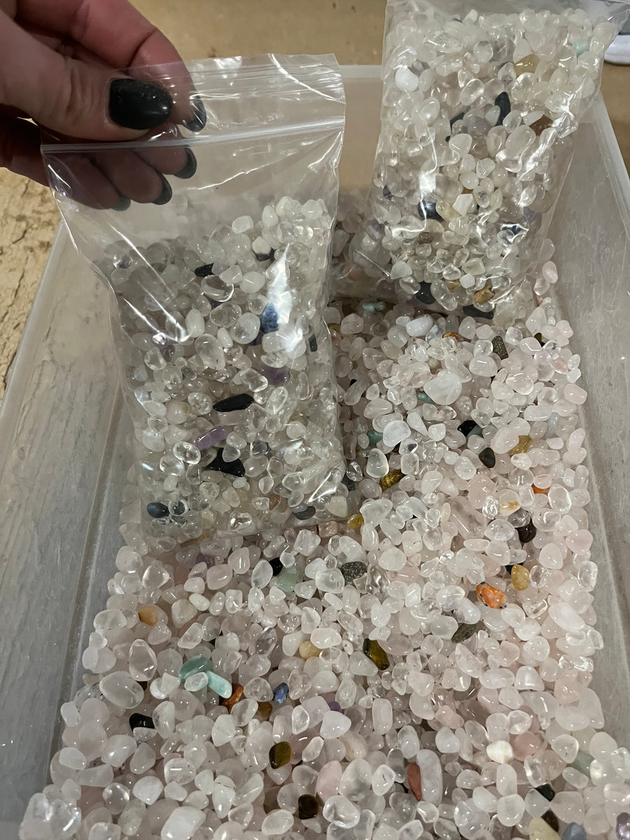 Extra Small Quartz Tumble Mix - 1 pound – RoughStone.Rocks LLC
