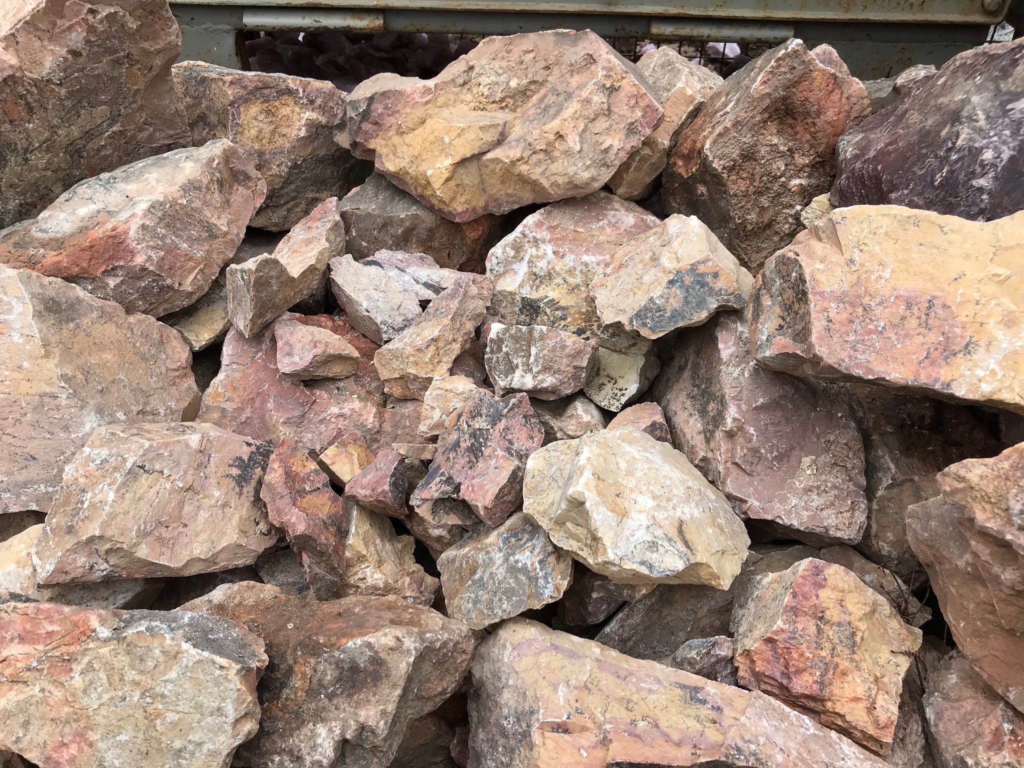 Apache Warpaint - Dolomite Jasper - 1 pound – RoughStone.Rocks LLC