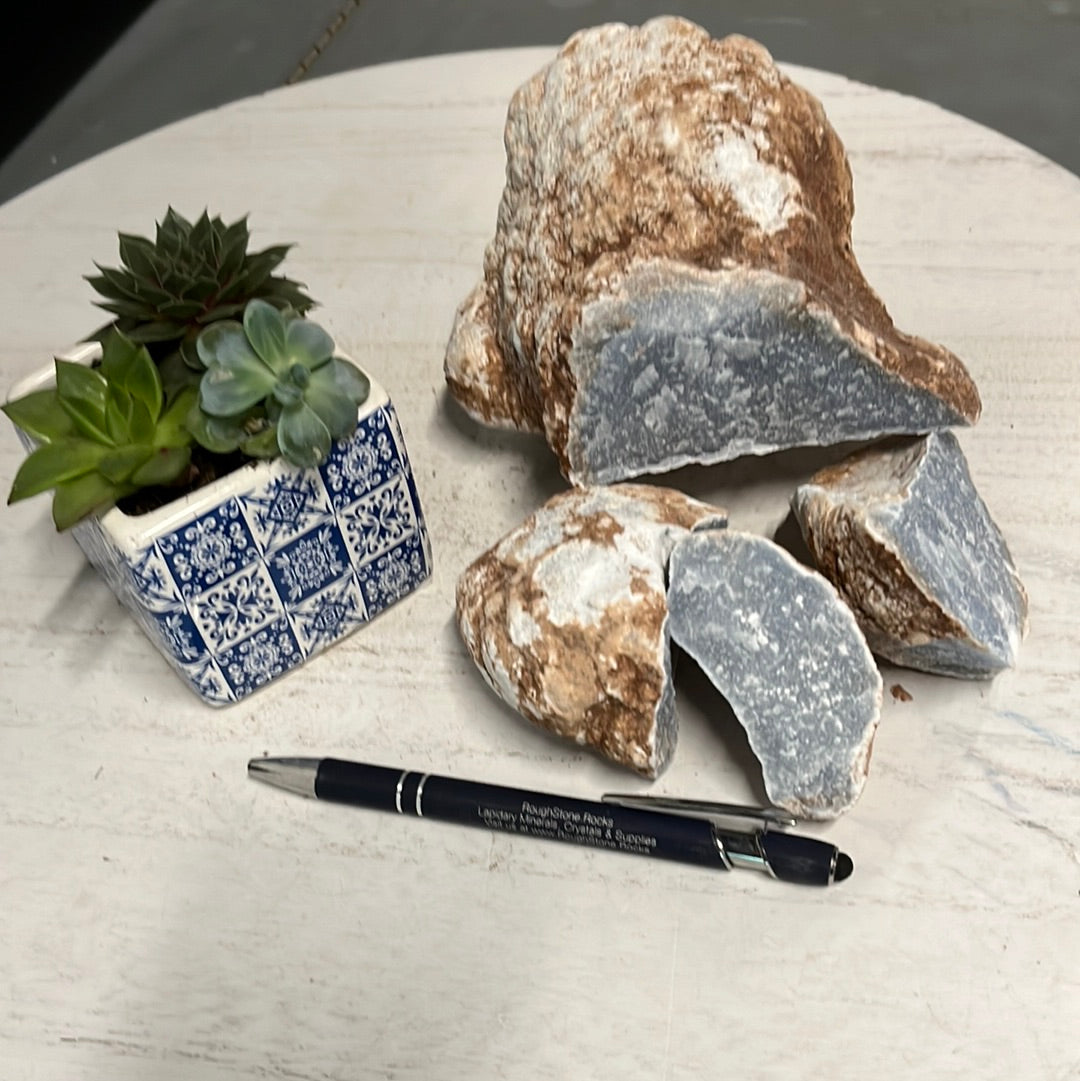 Blue Angelite - Peru - 10 pounds – RoughStone.Rocks LLC