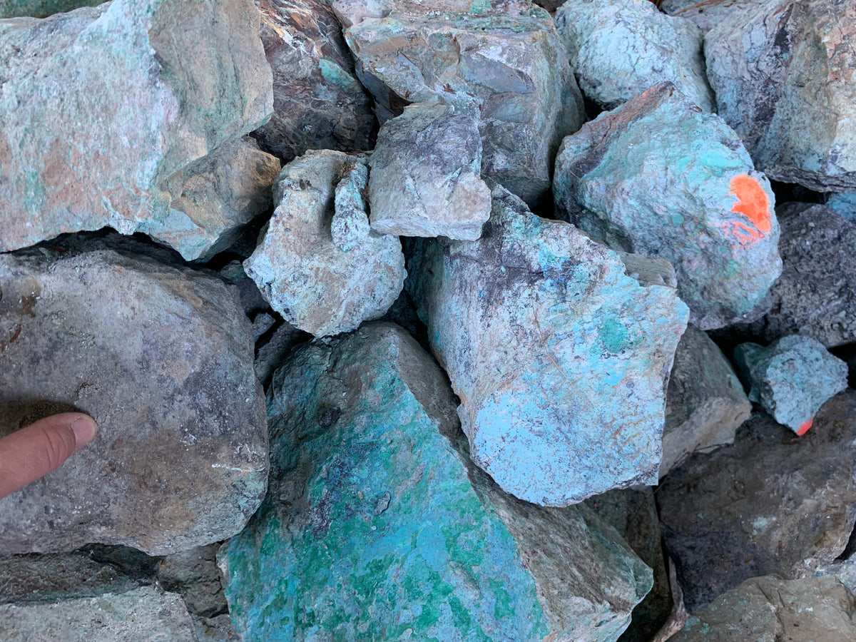 Chrysocolla with chalcocite (copper ore) - 10 pounds – RoughStone.Rocks LLC