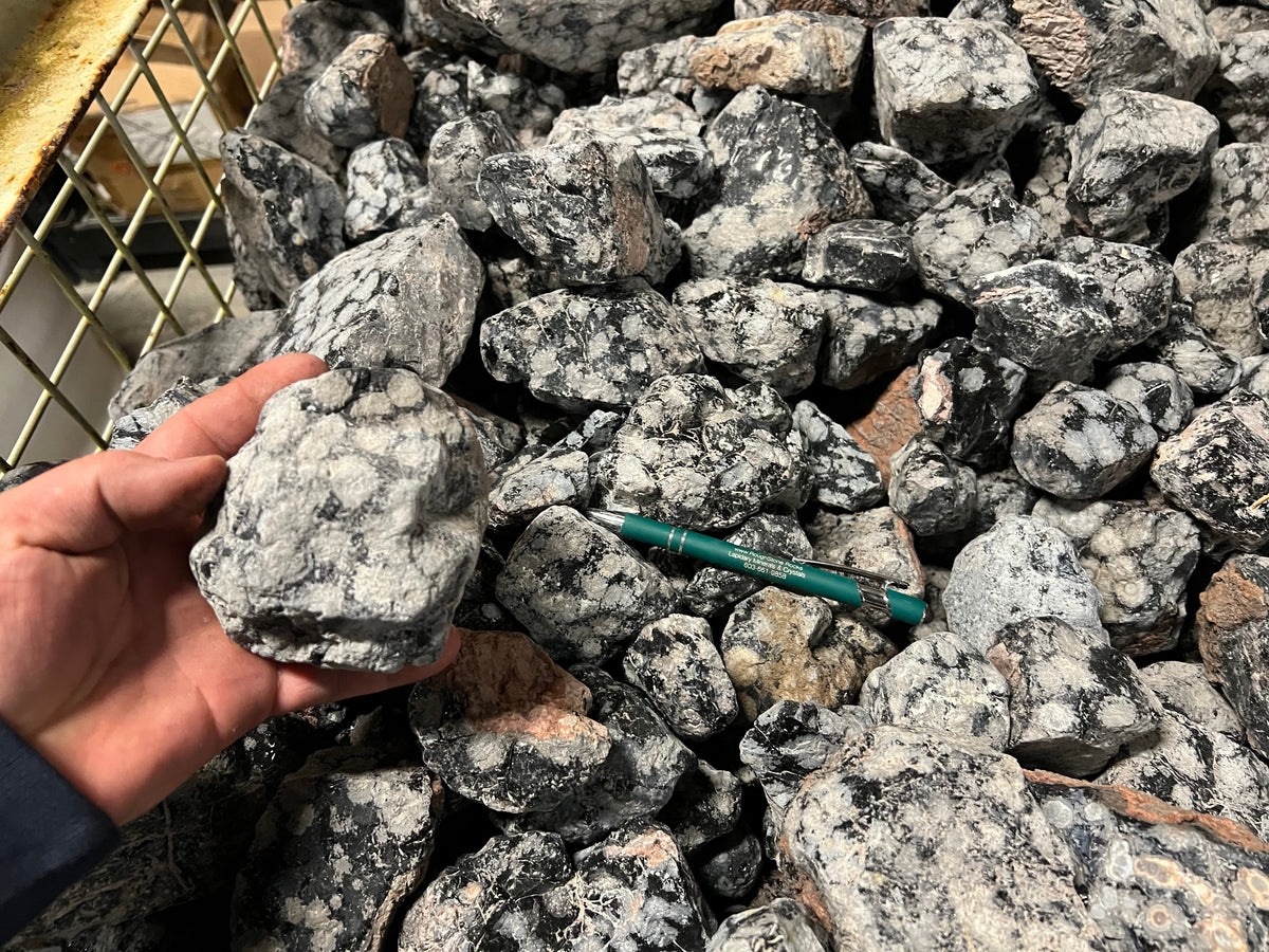 Obsidian Snowflake - 100 pounds – RoughStone.Rocks LLC