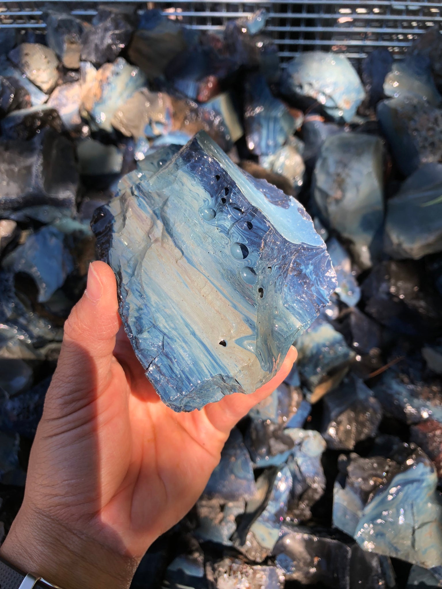 Seiber “Agate” Copper Slag - 1 pound – RoughStone.Rocks LLC